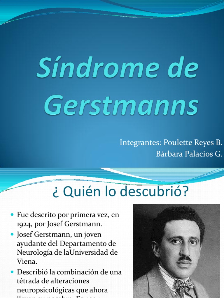 Síndrome de Gerstmann: Causas y Síntomas | PDF | Ciencia y matemáticas