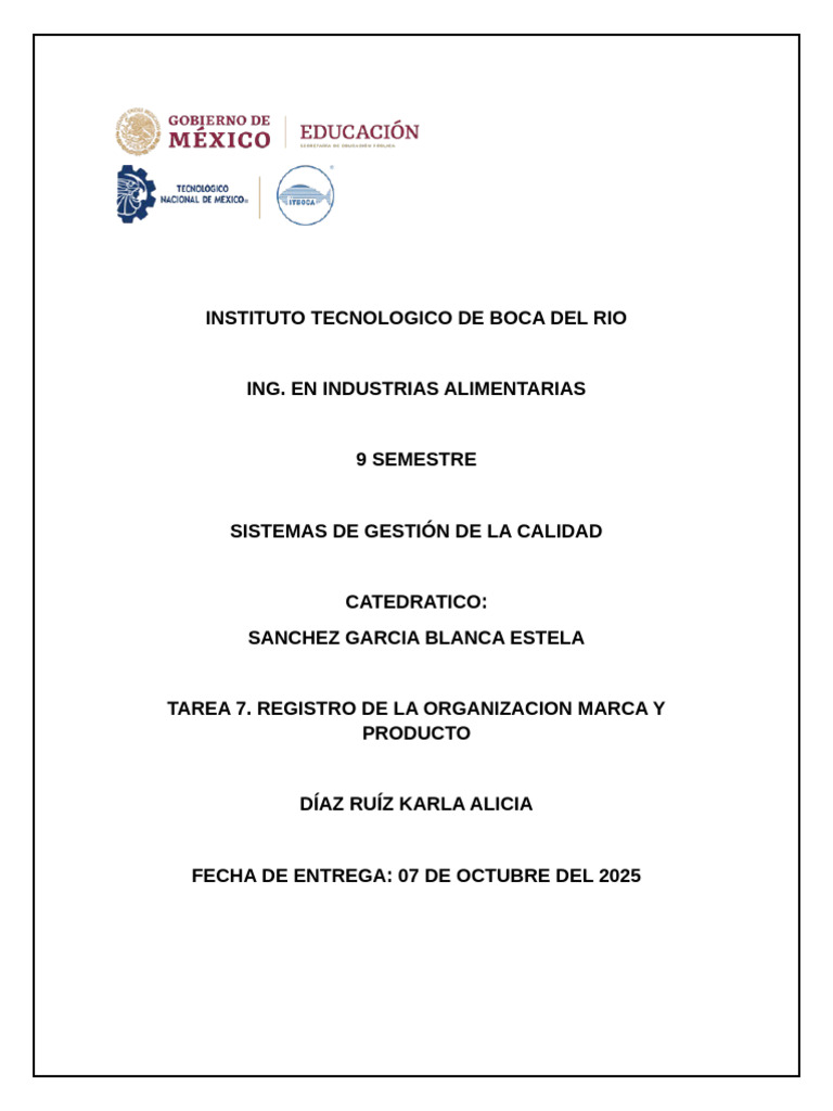 Instituto Tecnologico de Boca Del Rio | PDF