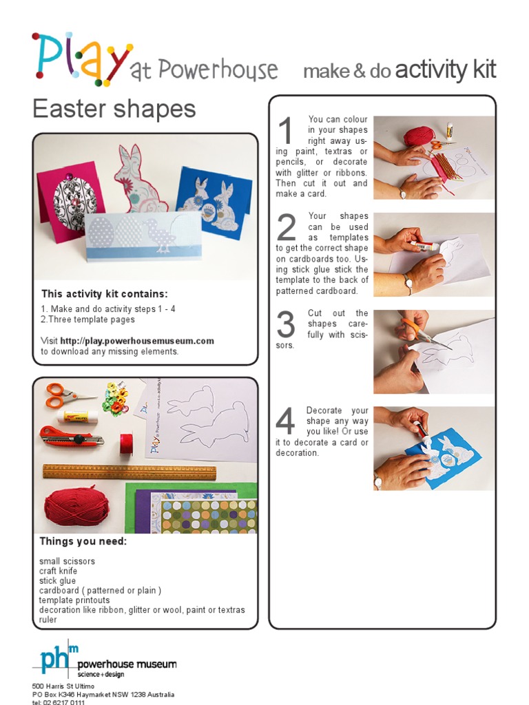 Easter Craft Activity Kit Guide | PDF | Games & Activities