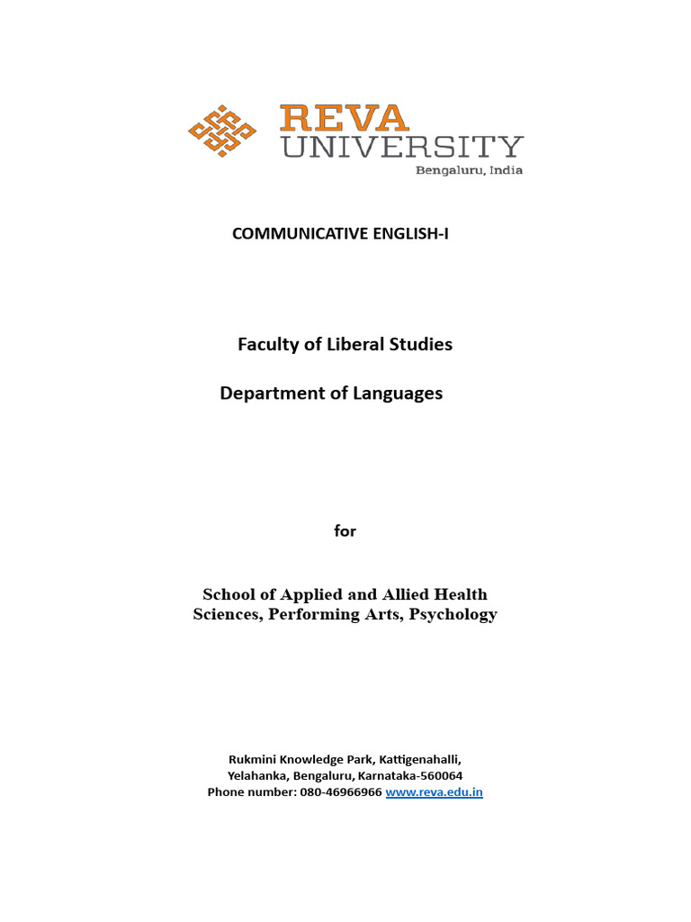 Communicative English - I Sem Textbook 3 Credits | PDF | Climate Change ...