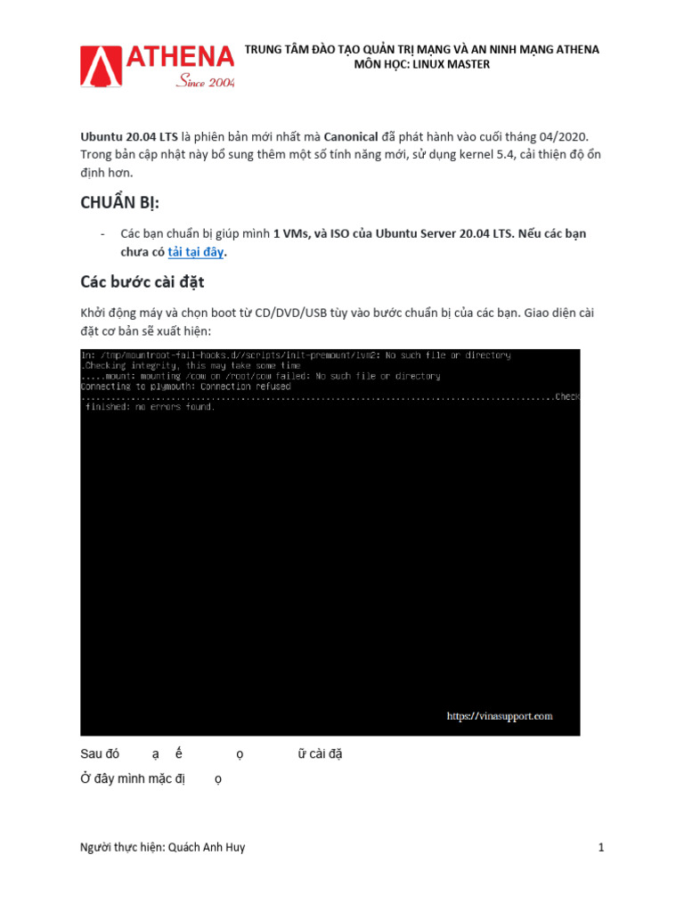 Install Ubuntu Server | PDF