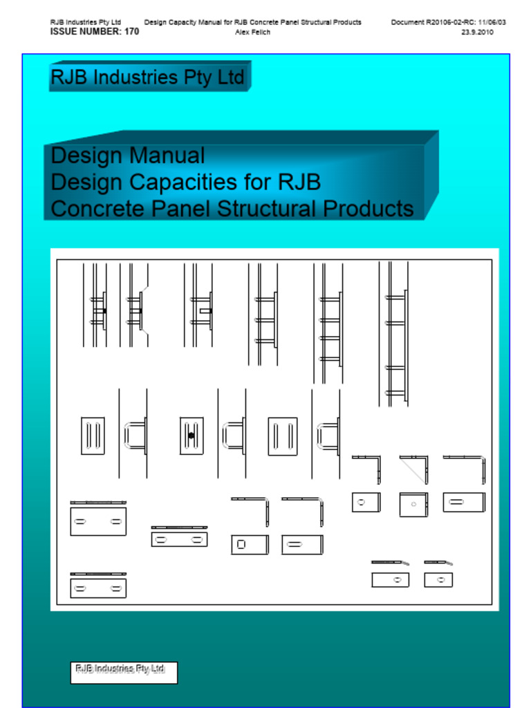 RJB Concrete Panel Design Capacity Manual | PDF | Specification ...