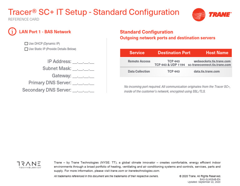 BAS-SLM054B-En 09222020 IT Configuration | PDF