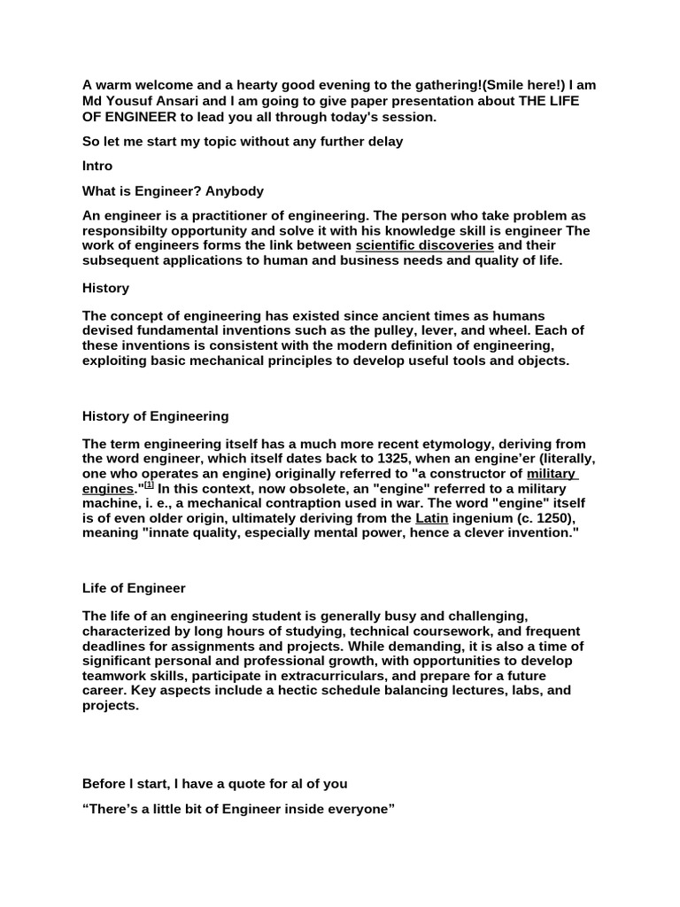 Paper Pen Presentation Engineer | PDF | Engineering | Engineer