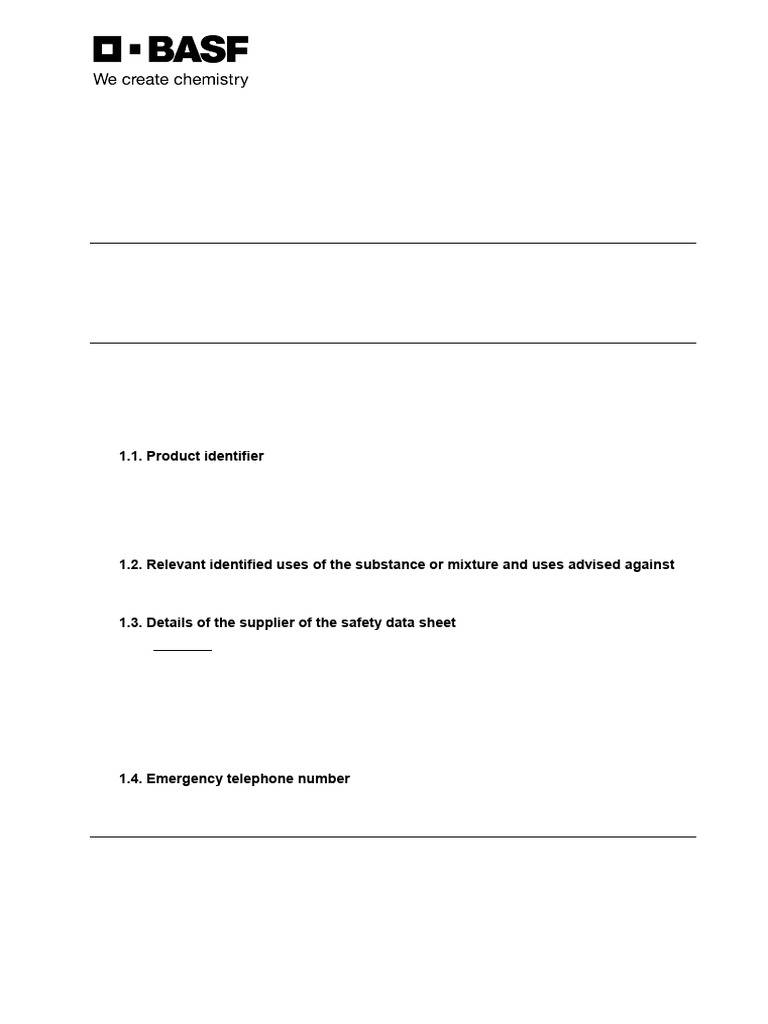 BASF Laropal® 855 S Safety Data Sheet | PDF | Dangerous Goods | Toxicity