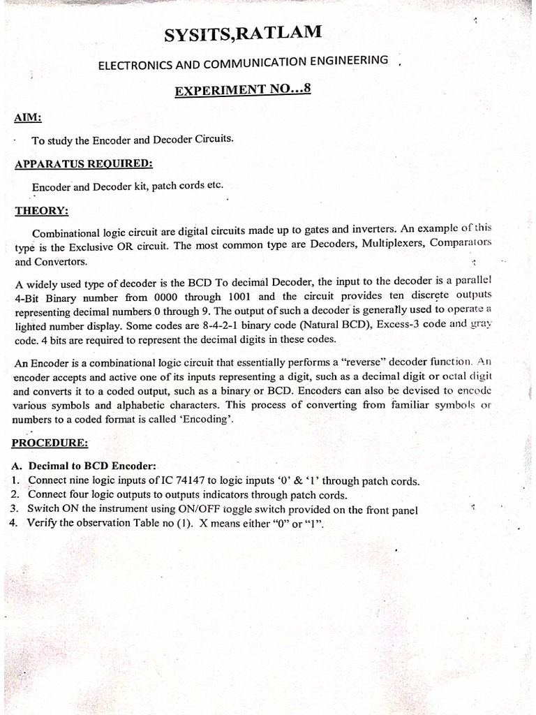 Digital Sys Exp 08 | PDF