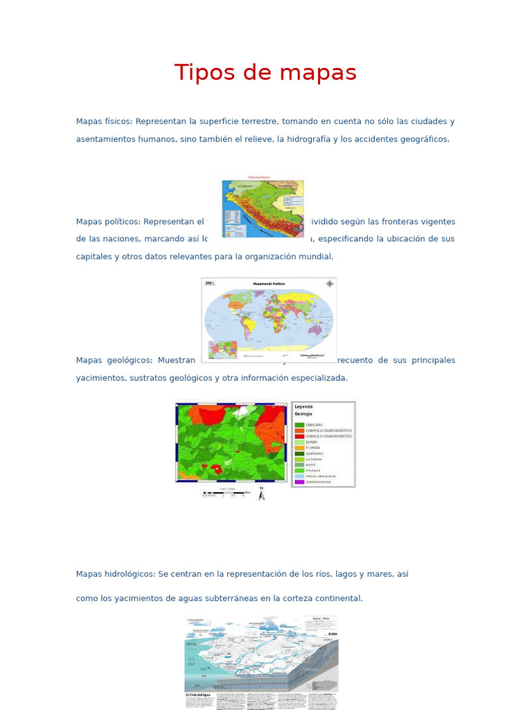 Tipos de Mapas Ccss | PDF