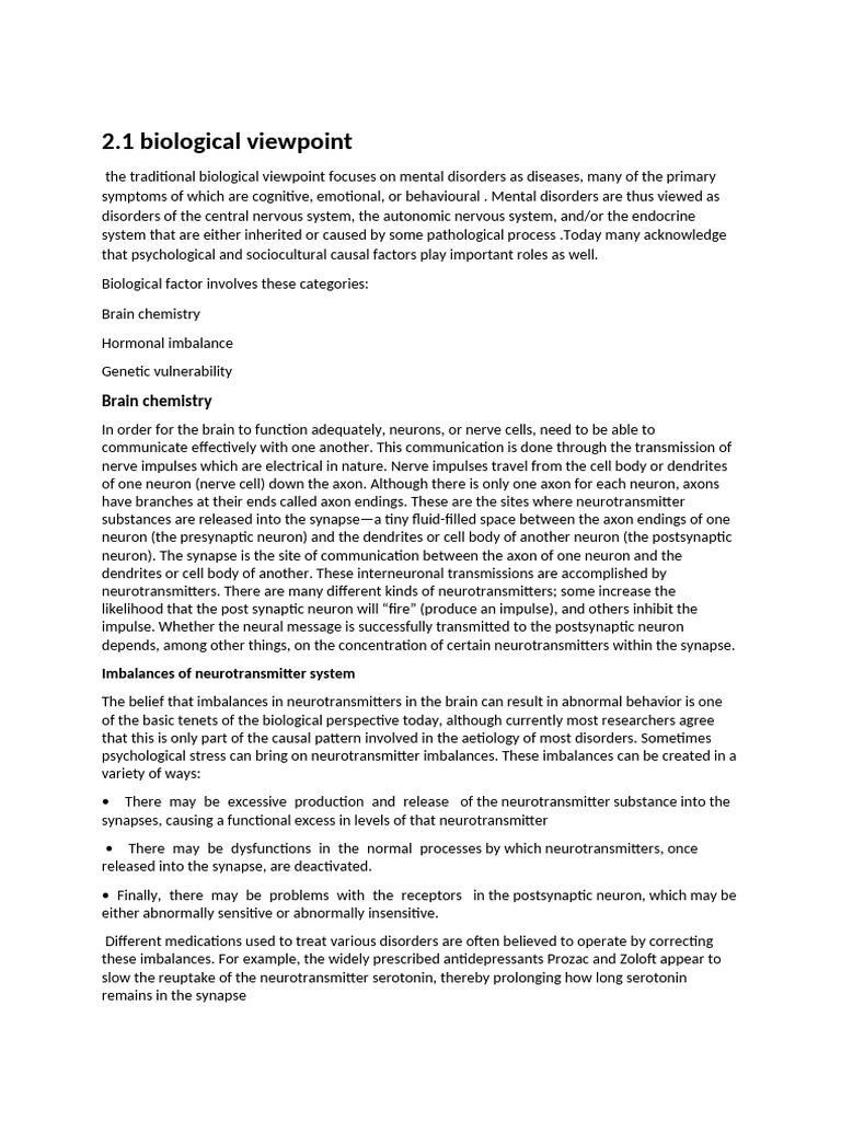 Ap Unit 2 | PDF | Neurotransmitter | Neuron