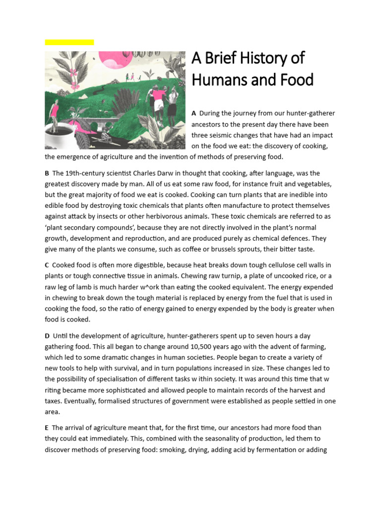 Evolution of Food: Cooking to Freezing | PDF | Canning | Food Preservation