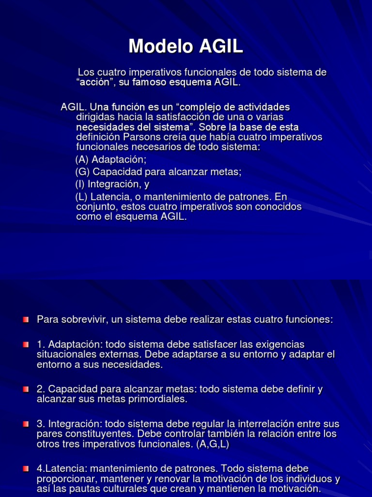 Modelo AGIL