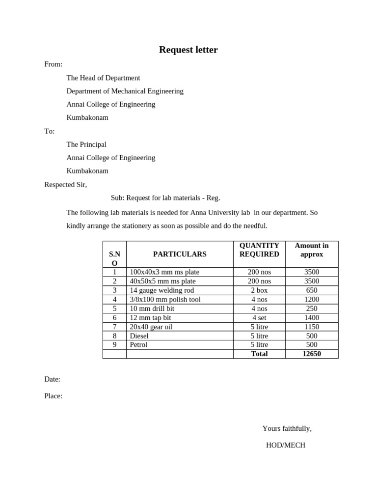 Lab Requirement Ep | PDF