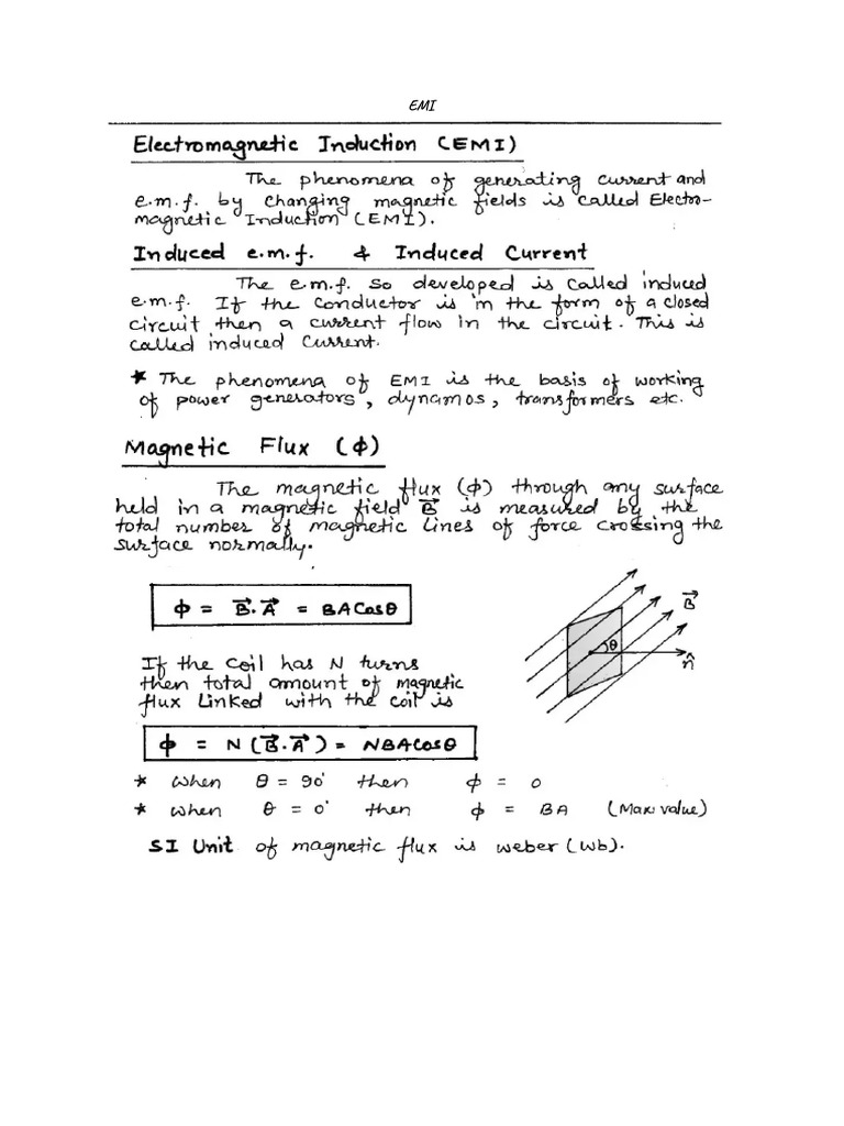 Electromagnetic Induction | PDF