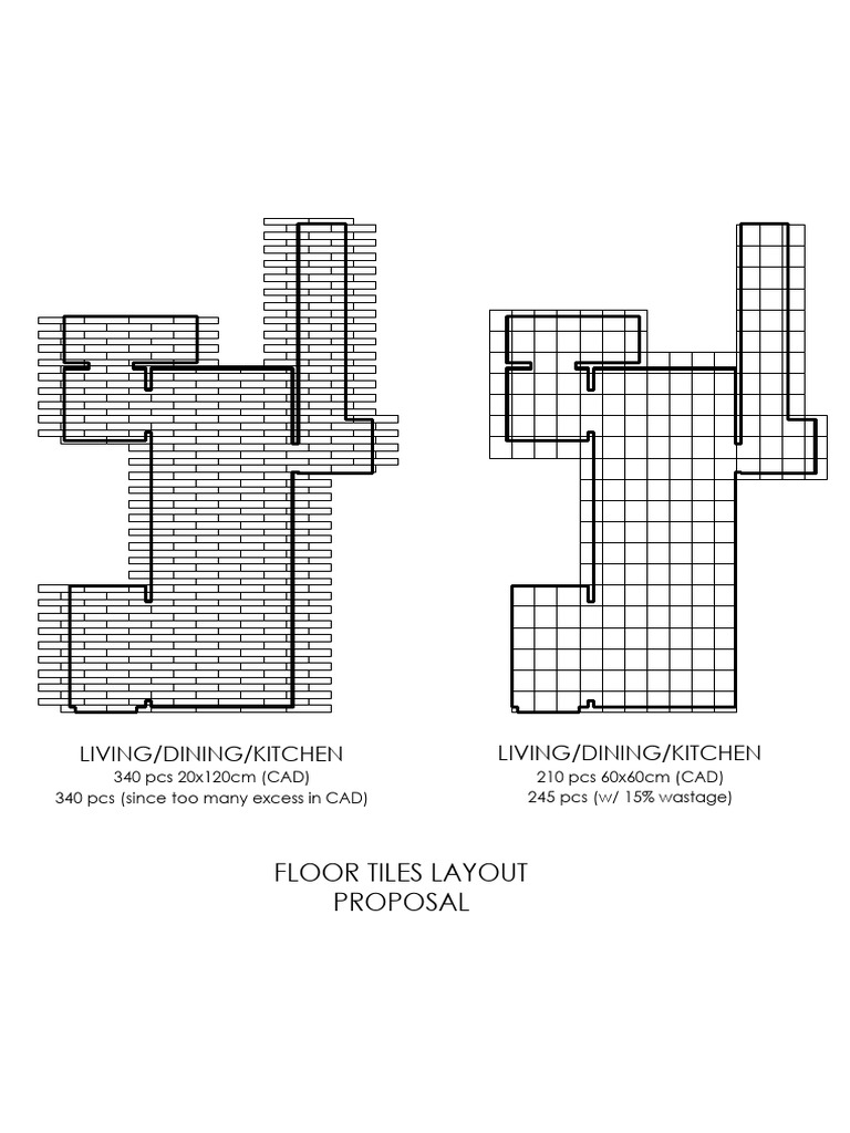 Floor Tiles Layout 1 | PDF
