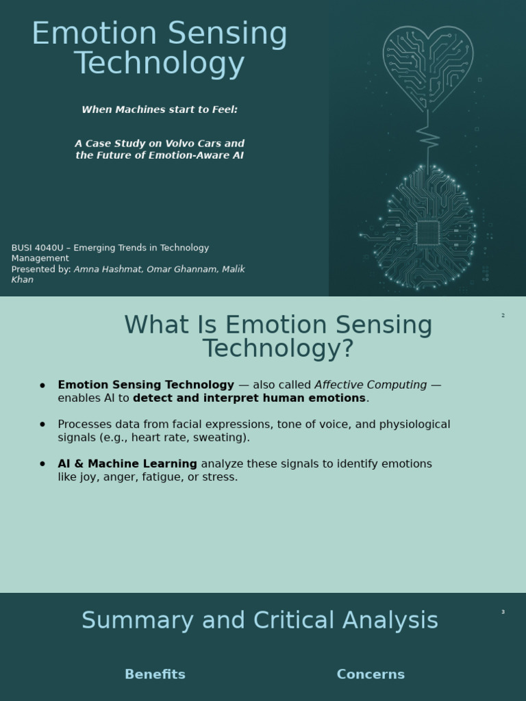Group10 - Emotion-Sensing Technology | PDF | Artificial Intelligence ...