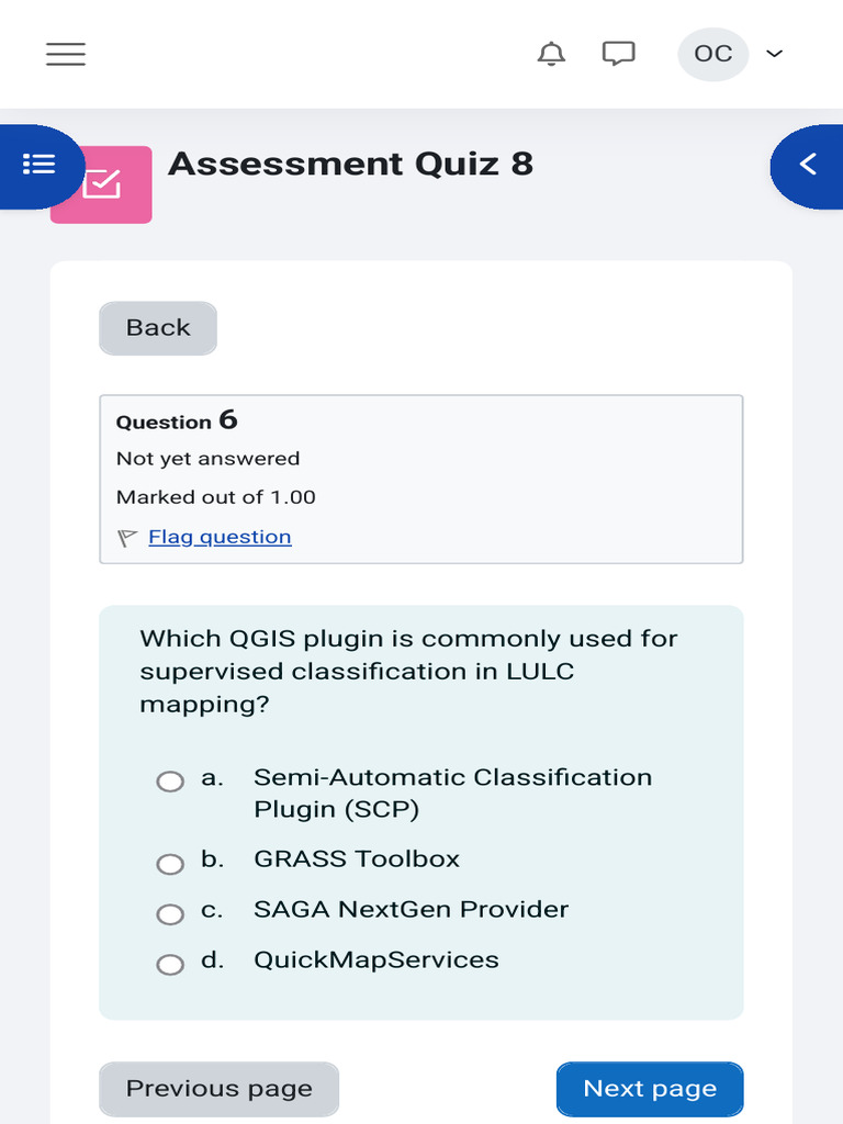 Assessment Quiz 8 (Page 6 of 10) E-Learning Portal of NWA | PDF