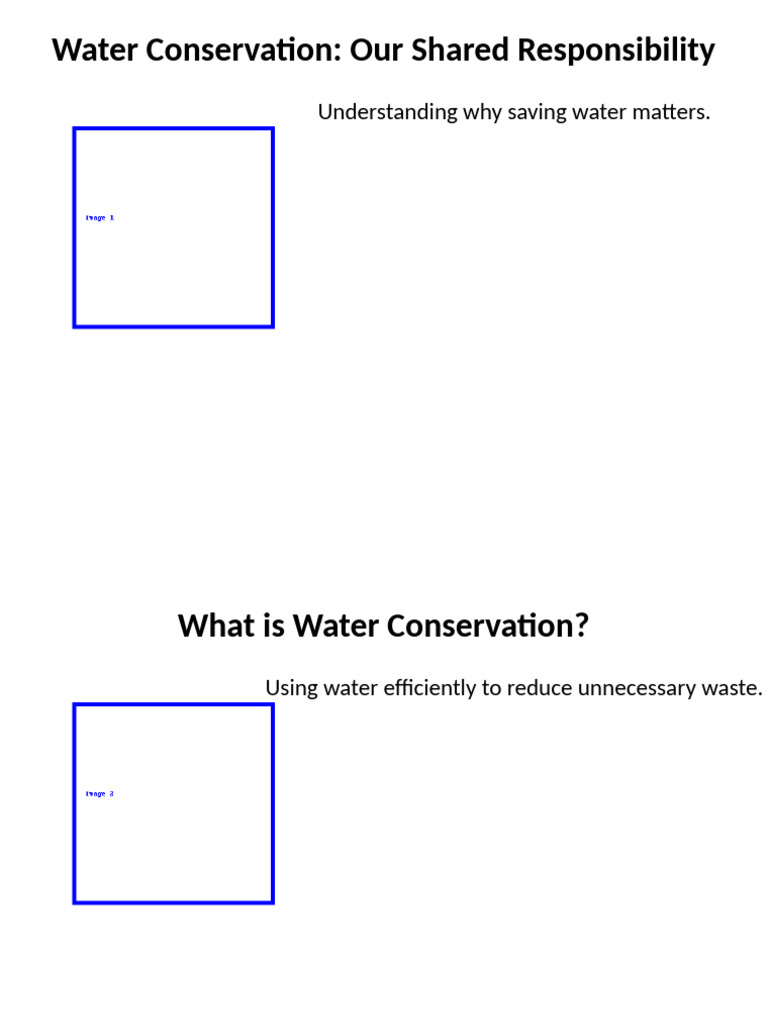 Water Conservation Shared Responsibility | PDF