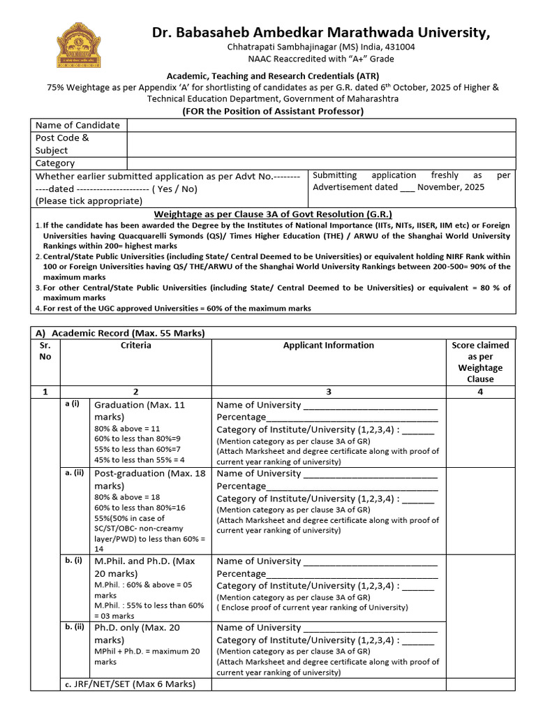 FINAL-Format As Per 3A Assistant Professor | PDF | Intellectual ...