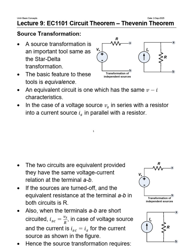 Thevenin Theorem and Circuit Analysis | PDF | Electrical Network ...