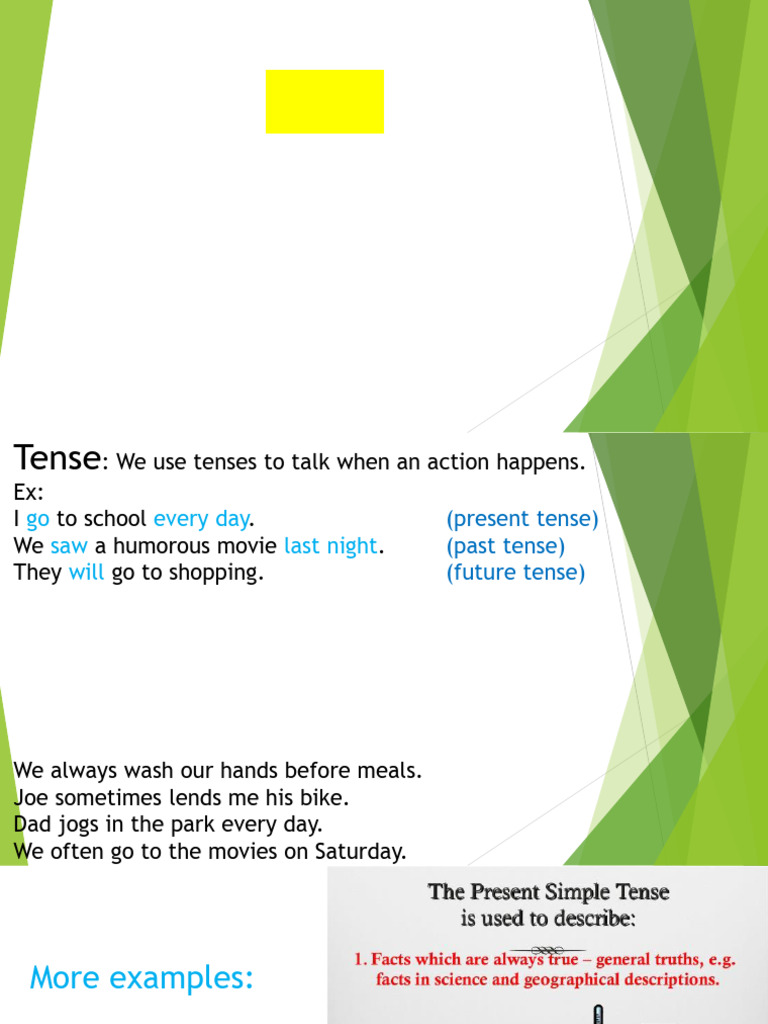 Understanding Simple Present Tense | PDF