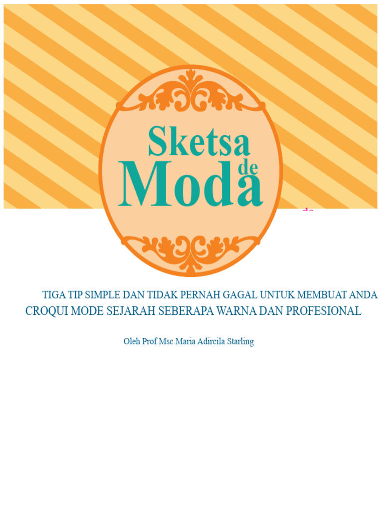 Sketsa Mode Berwarna Profesional 3tipspanas-64576 | PDF