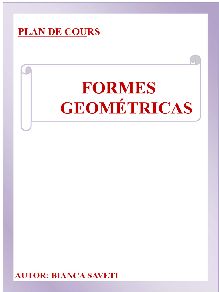 Apprentissage des formes géométriques | PDF | Euclide | Géométrie ...