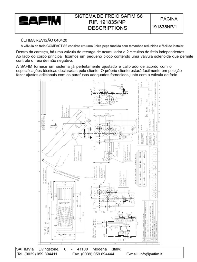 Manual Do Livro de Serviço 191835 - NP 040420 Pedal W20E | PDF ...