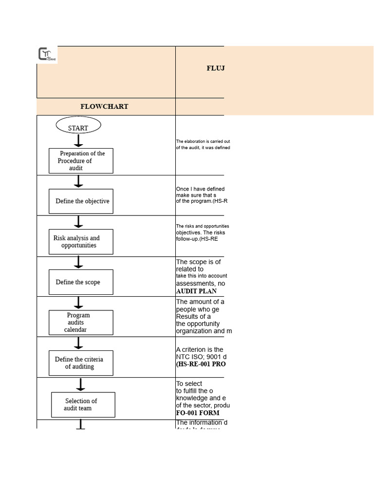 Internal Audit Procedure Flowchart | PDF | Audit | Business