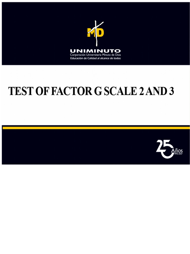 Test of The G Factor Scale 2 and 3. | PDF | Intelligence | Intelligence ...