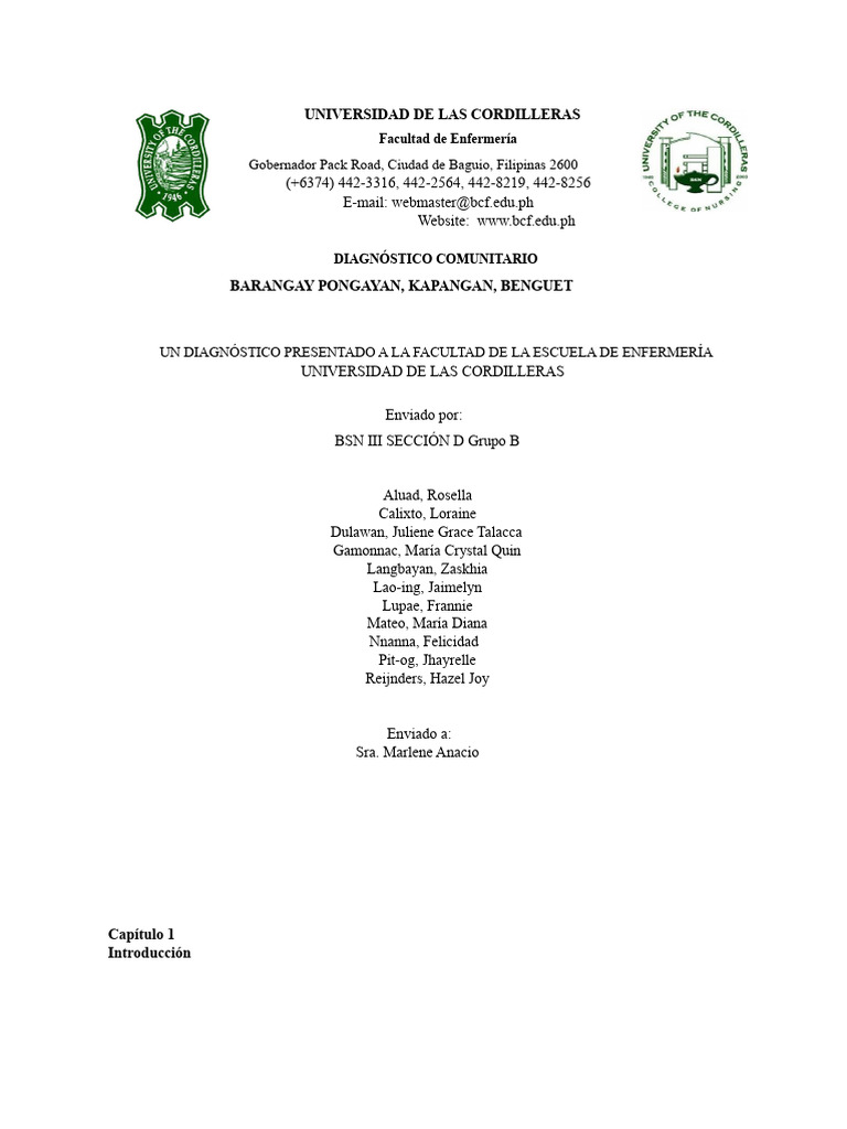 Evaluación-Investigación-Trabajo-Capítulos-123 | PDF | Comunidad | Familia