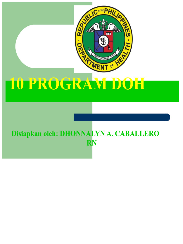 10 Program DOH | PDF