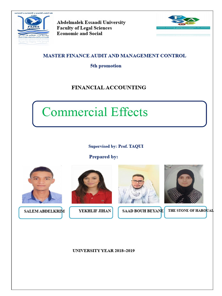 Financial Accounting: Commercial Paper Overview | PDF | Negotiable ...