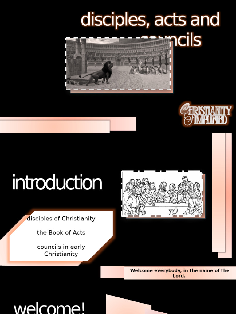 Disciples and Early Christian Councils | PDF | Acts Of The Apostles ...
