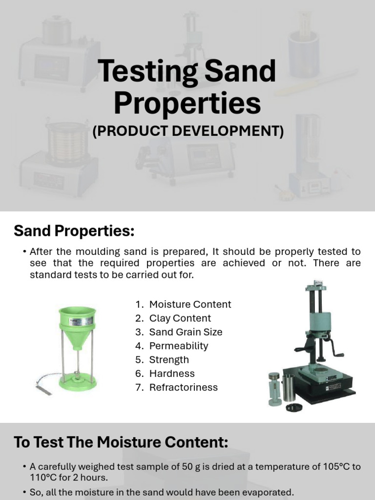 Testing Sand Properties | PDF | Hardness | Materials