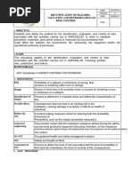 GAR Model Risk Calculation Worksheet | PDF | Hazards | Risk