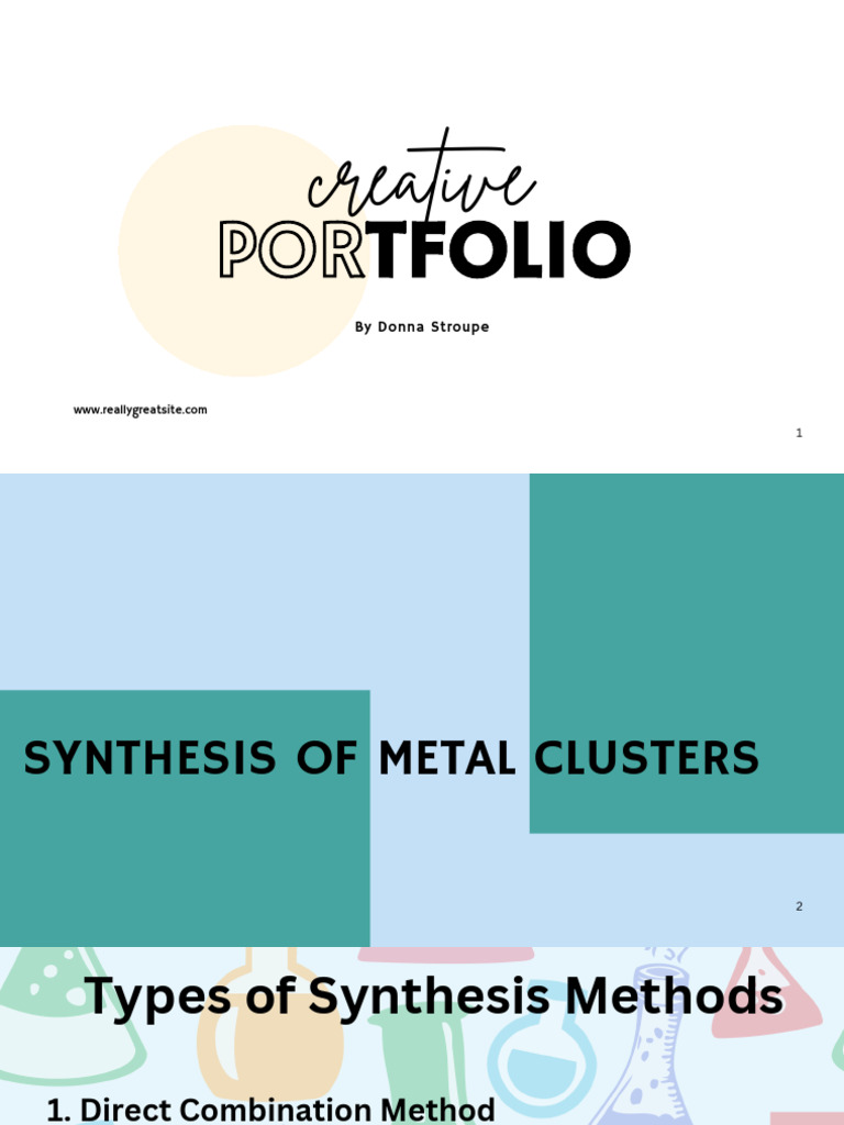 Synthesis of Metal Clusters and Types of Synthesis Methods | PDF ...