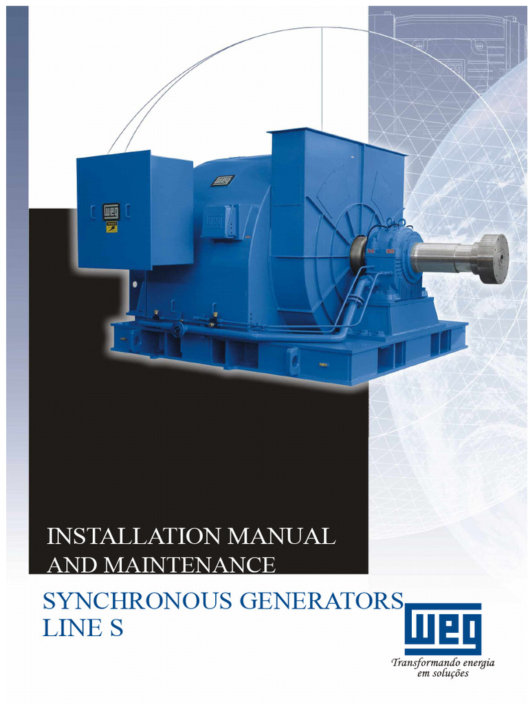 Installation and Maintenance Manual For Synchronous Generators S Line ...