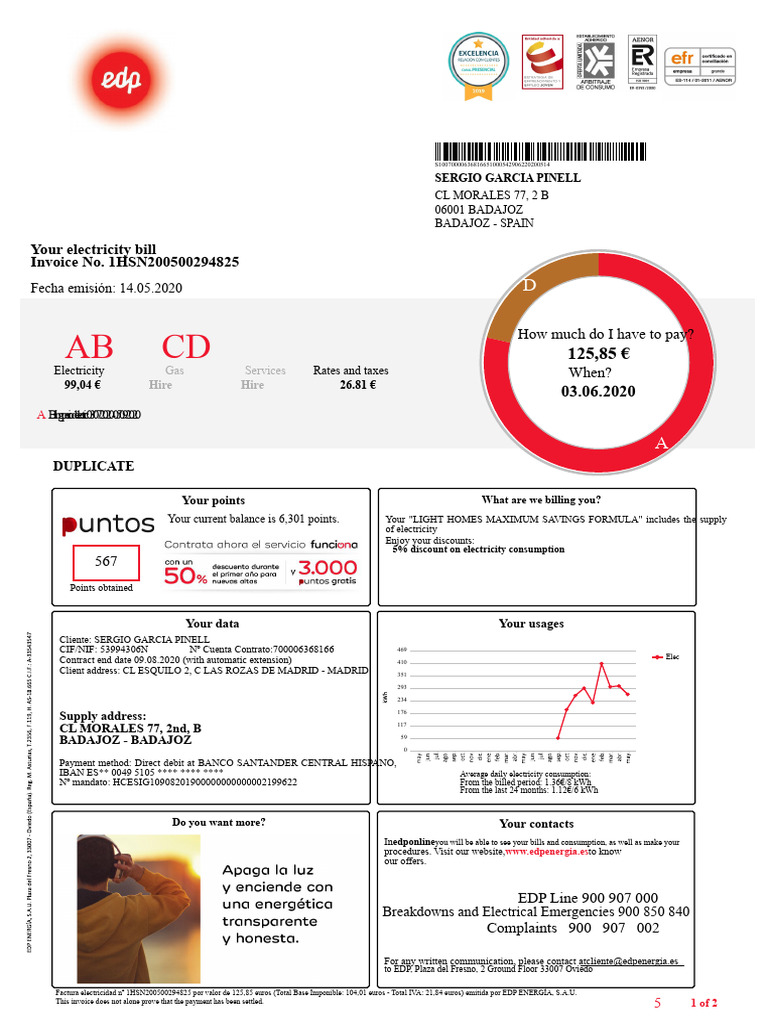 Edp Receipt | PDF | Taxes | Invoice