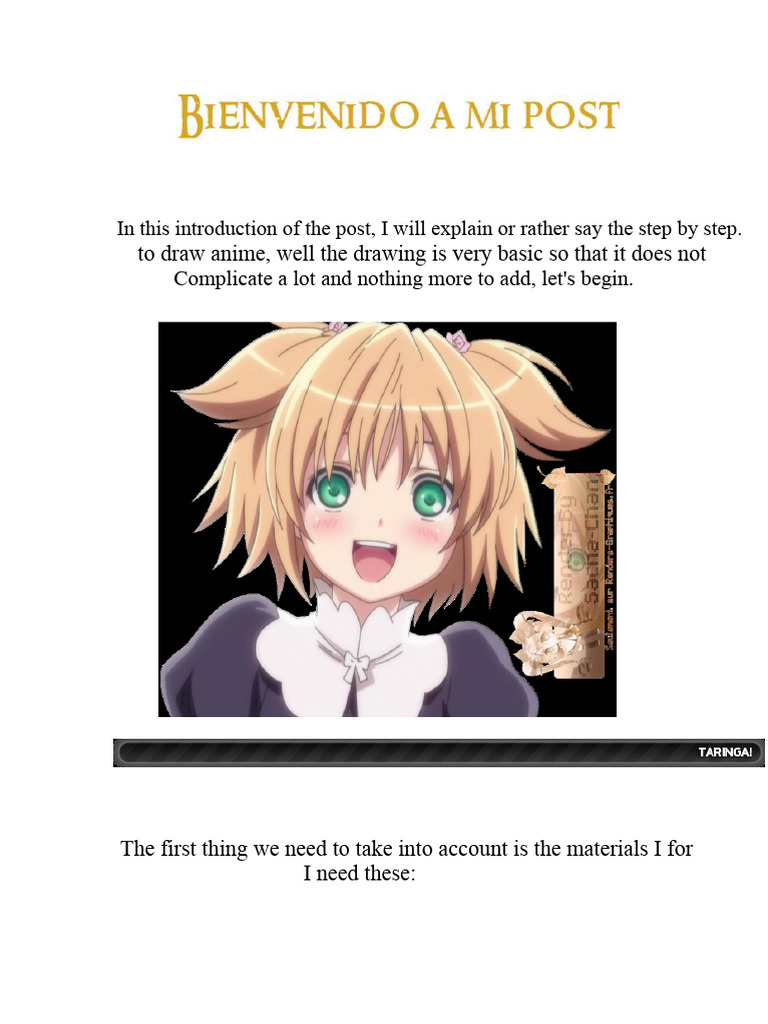 How To Draw Anime | PDF | Drawing | Pencil