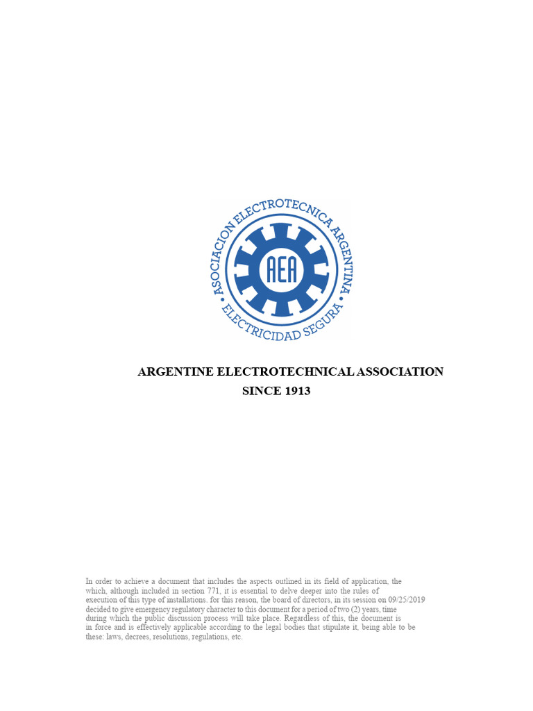Argentine Electrotechnical Association SINCE 1913 | PDF | Elevator ...