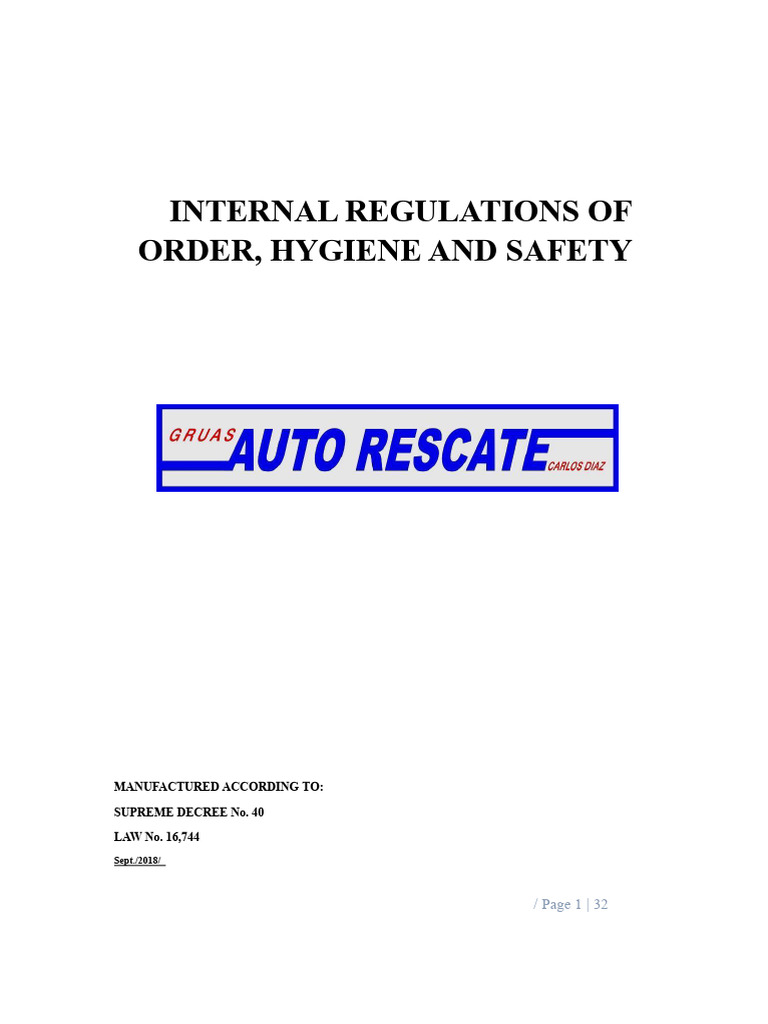 Internal Regulations for Employee Conduct | PDF | Employment ...