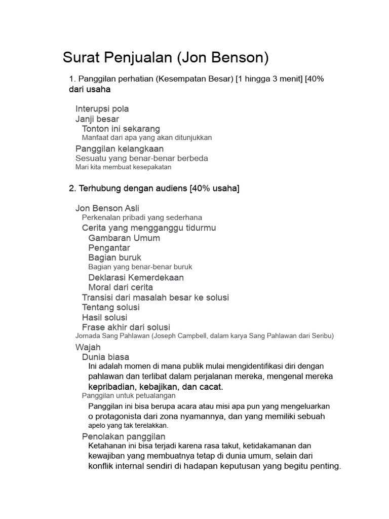 Strategi Efektif Surat Penjualan | PDF