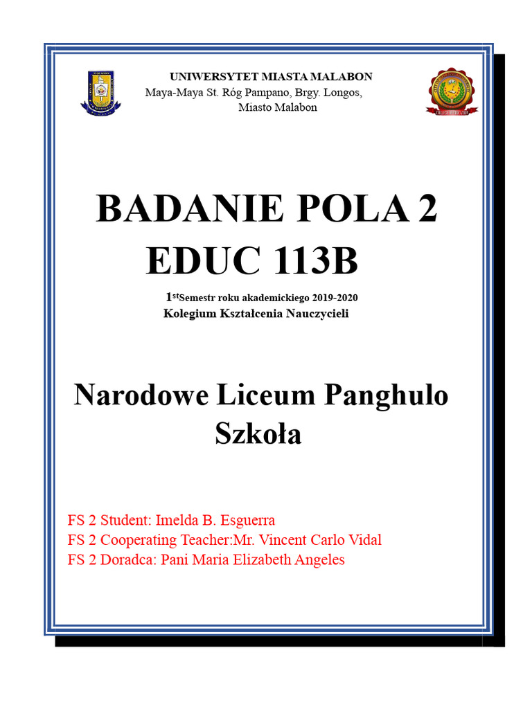 kopia fs 2 portfolio.docx | PDF