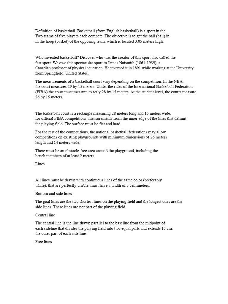 Definition of Basketball | PDF | Area | Circle