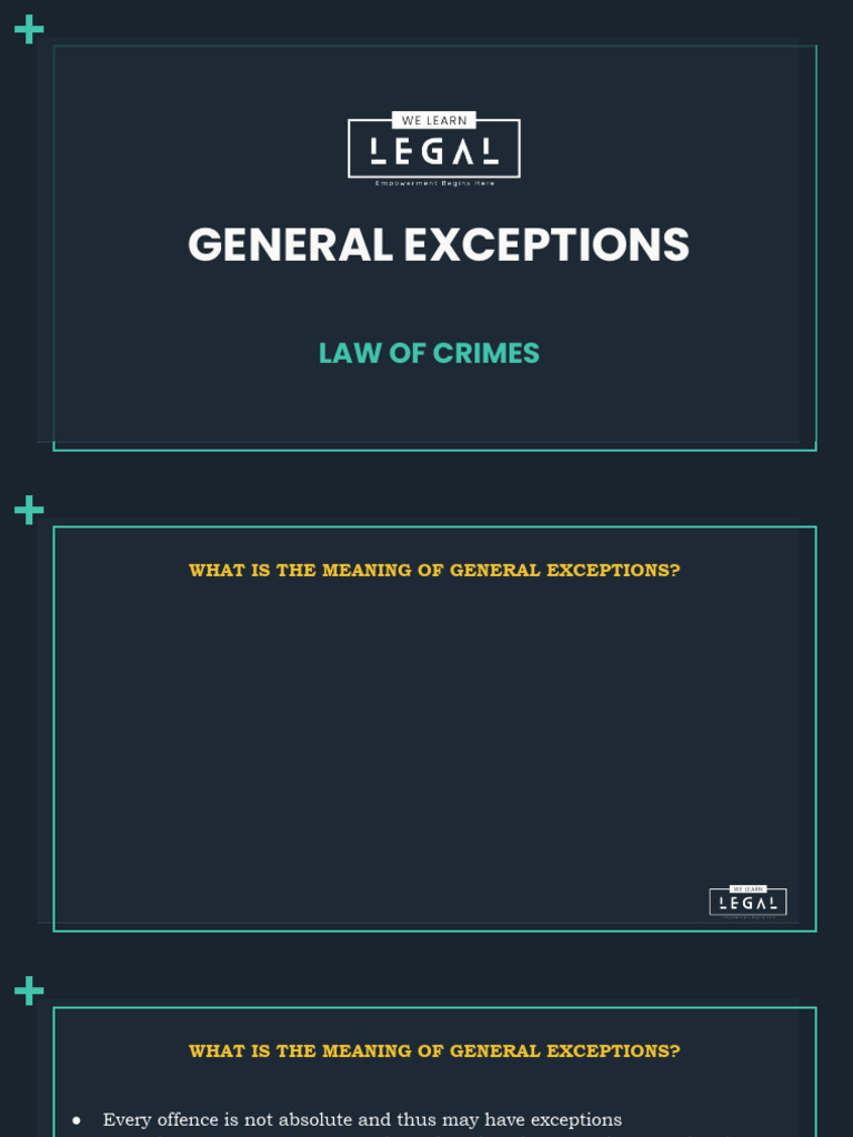 General Defences in Criminal Law | PDF | Assault | Insanity Defense