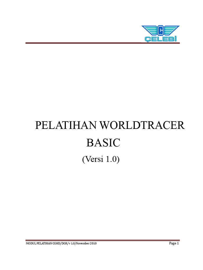 Pelatihan Sistem WorldTracer Dasar | PDF