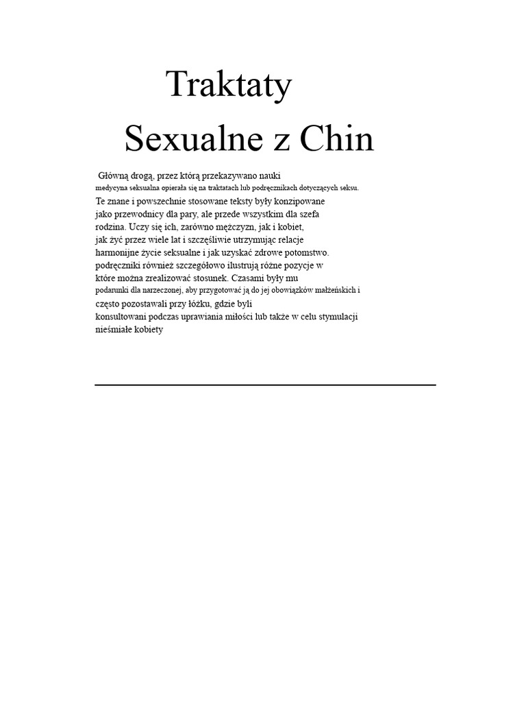(Anonim) Seksualne traktaty Chin | PDF