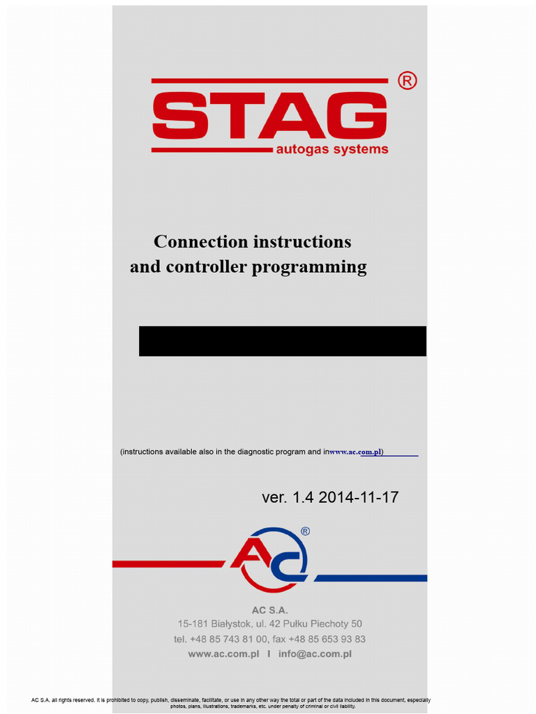 STAG 200 GoFast Connection Guide | PDF | Fuel Injection | Power Supply
