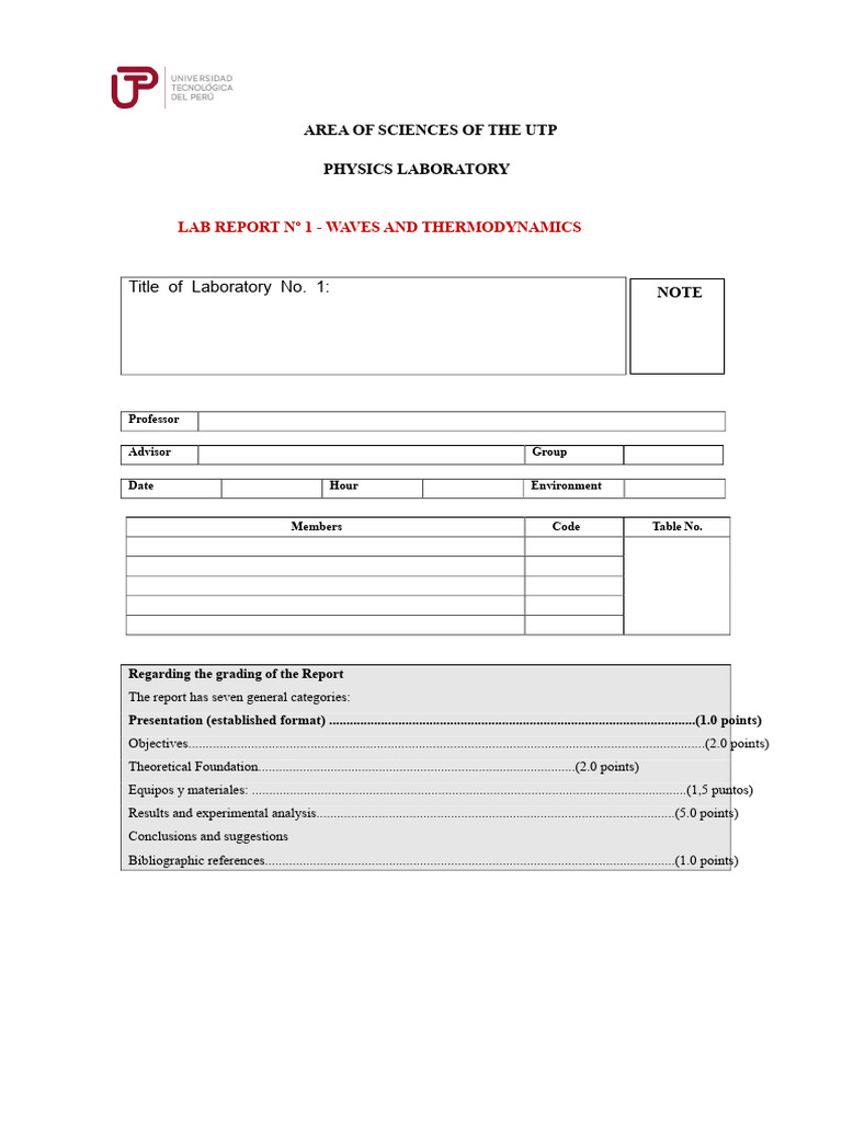 Format - Laboratory Report | PDF | Experiment | Bibliography