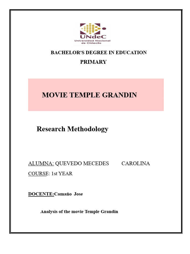 Temple Grandin: Lessons for Educators | PDF