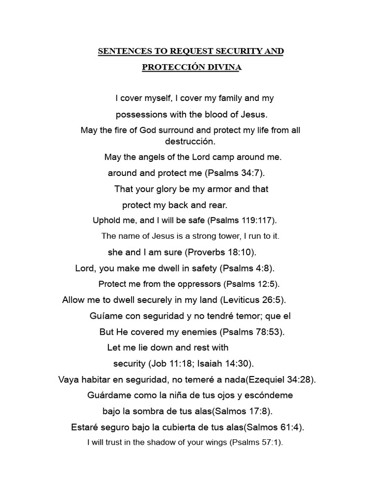 Sentences To Ask For Safety | PDF